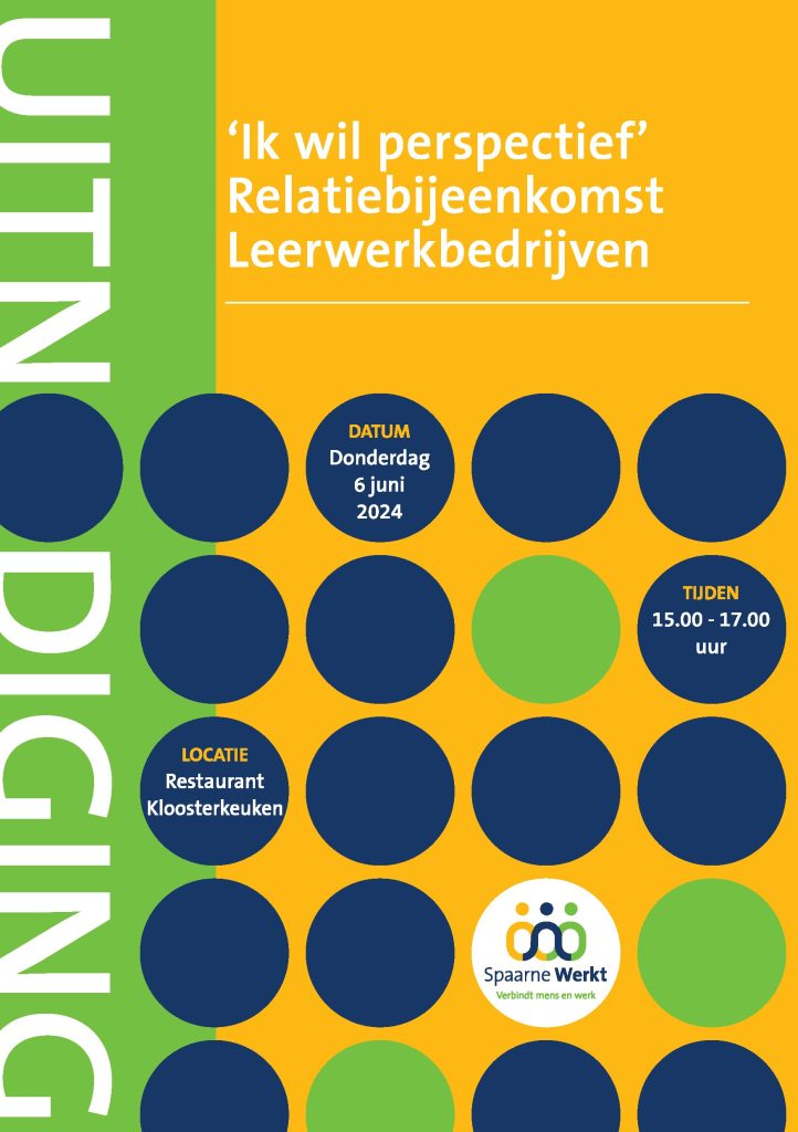 Relatiebijeenkomst: 'Ik wil Perspectief' 2024 - Spaarne Werkt